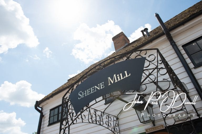 Sarah and Davids wedding at Sheene Mill Royston